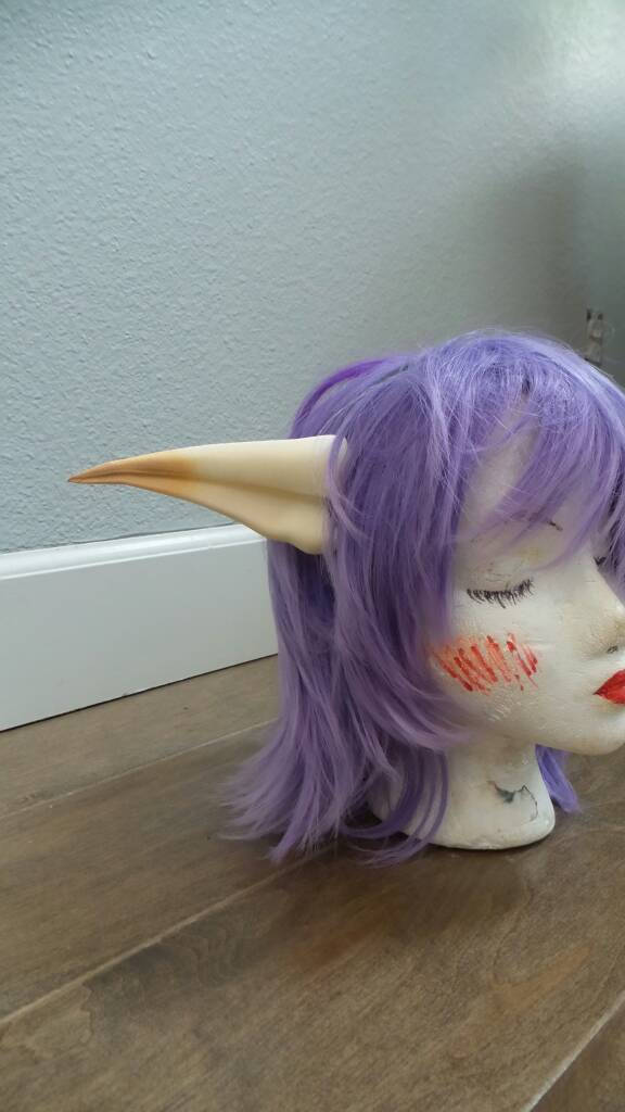 Elven elf ears 3d printed horns on headband DIY costume addition drago ...